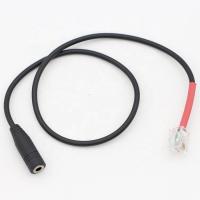 China RJ9 RJ10 to 3.5mm CTIA Plug Audio Jack Headset Adapter Cable 30cm Male to Female for sale