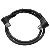 China Custom Shield Right Angle Male to Male 5 Pin Din Connector Midi Cable 1m 2m 3m for sale