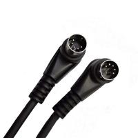 China Custom Shield Right Angle Male to Male 5 Pin Din Connector Midi Cable 1m 2m 3m for sale