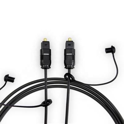 China Custom Fiber Optic Toslink Digital Audio Cable 1M 2M 3M 5M with 2.2MM Diameter and Gold-Plated Connectors for sale