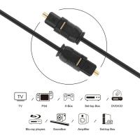 China 2.2mm Thin Fiber Optic Toslink S/PDIF Digital Audio Cable 1m 2m 3m with Gold-Plated Connectors for sale
