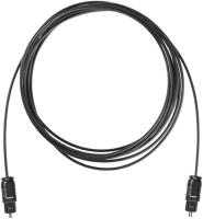 China 2.2mm Thin Fiber Optic Toslink S/PDIF Digital Audio Cable 1m 2m 3m with Gold-Plated Connectors for sale