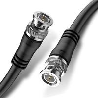 China SDI CCTV Camera BNC Cable Assembly - 18AWG 4N OFC Copper with 24K Gold Plated Connectors for HD-SDI 3G-SDI Systems for sale