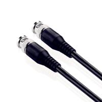 China SDI CCTV Camera BNC Cable Assembly - 18AWG 4N OFC Copper with 24K Gold Plated Connectors for HD-SDI 3G-SDI Systems for sale