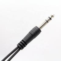 China 6.35mm to 3.5mm TRS Splitter Audio Cable - Male to Female 1m 2m 3m 5m Lengths with OEM Options for sale