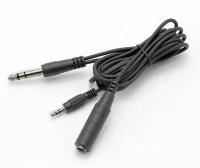 China 6.35mm to 3.5mm TRS Y-Splitter Audio Cable - Male to Female 1m/2m/3m/5m Options for Microphone and Stereo Applications for sale