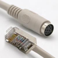 China 8 Pin Mini Din Female to RJ45 Extension Cable 0.2M 1M 2M 3M 5M for Audio Devices for sale