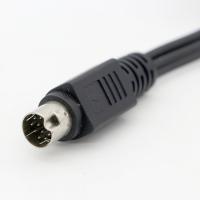 China OEM 9-Pin Mini DIN to RCA S-Video Audio Cable 1m 2m 3m for TV Display Receiver for sale