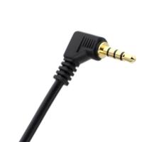 China Custom 2.5mm TRS to 3.5mm TRRS Right Angle Audio Cable 1m-5m Length with ROHS/CE Certification for sale