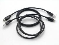 China Custom Male to Male RJ45 to 8 Pin Mini Din Connector Cable 1m 2m 3m for sale
