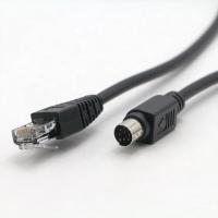 China Custom RJ45 to 8 Pin Mini Din Connector Cable 1M 2M Male to Male for Audio Devices for sale