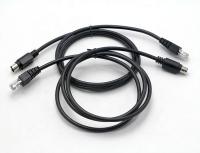 China Custom RJ45 to 8 Pin Mini Din Connector Cable 1M 2M Male to Male for Audio Devices for sale