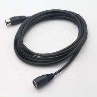 China Custom 7 Pin DIN Extension Cable Male to Female 1m 3m 5m for Audio Devices for sale