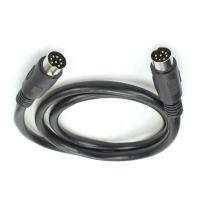 China Custom Fully Connected Shielded Male to Male 8 Pin Din Cable 1m 2m 3m for sale
