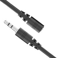 China Custom 1M 2M 3.5mm Male to Female Aux Audio Jack Extension Cable for Speaker Headphone for sale
