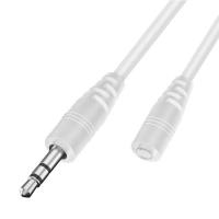 China Custom 1M 2M 3.5mm Male to Female Aux Audio Jack Extension Cable for Speaker Headphone for sale