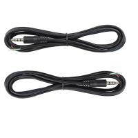 China Custom 4 Pole TRRS 3.5mm Stereo Audio Jack to Tinned Bare Wire End Cable 1m for sale