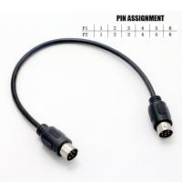 China Custom Radio Midi Male to Male 6 Pin Din to 6 Pin Din S Video Extension Cable for Roland 1m for sale