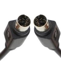 China Custom 1M 3M Shielded S Video Male to Male Mini Din 6 Pin Cable for PS2 Keyboard for sale