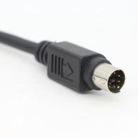China Custom Shielded Male to Male Mini DIN 6 Pin Cable 1M 3M for PS2 Keyboard for sale