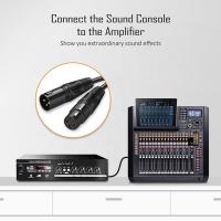 China 3-Pin XLR Audio Cable Male to Female 1m-15m Length Options for Microphone and DMX Applications for sale