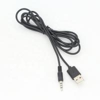 China Custom 3ft 3.5mm Male Aux Audio Jack to USB 2.0 Male Data Charger Cable for Car Speaker for sale