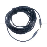 China OEM Custom 1m 2m 3m 5m 10m 3 Poles TRS Male to Male 3.5mm Aux Stereo Jack Audio Extension Cable for sale