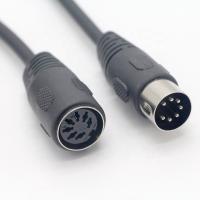 China Custom 7 Pin DIN Extension Cable Male to Female 1m 3m 5m for Audio Devices for sale