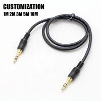 China Gold Plated 3.5mm Male to Male Audio Cable 1M 2M 3M Aux Speaker Stereo Cord for sale