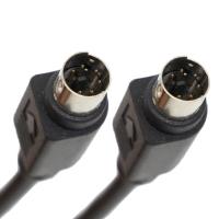 China Custom Shielded Male to Male Mini DIN 6 Pin Cable 1M 3M for PS2 Keyboard for sale
