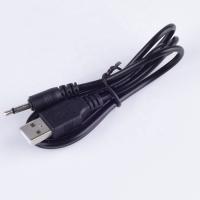 China 1M USB to 3.5mm 2 Pole Aux Audio Jack Charging Cable for Speaker Phone for sale