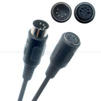 China Shielded Male to Female MIDI 5 Pin DIN Connector Extension Cable 1m 2m 3m 5m OEM for sale