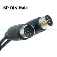 China 6-Pin DIN MIDI Extension Cable Male to Male 0.35m-10m Length for Keyboard Microphone Guitar Audio Transmission for sale