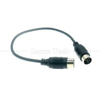 China 6-Pin DIN MIDI Extension Cable Male to Male 0.35m-10m Length for Keyboard Microphone Guitar Audio Transmission for sale