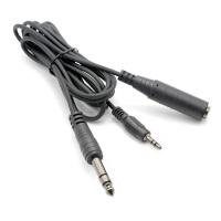 China 6.35mm to 3.5mm TRS Splitter Audio Cable - Male to Female 1m 2m 3m 5m Lengths with OEM Options for sale