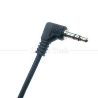 China 90 Degree Right Angle 3.5mm TRS 3 Pole Male to Male Audio Extension Cable 20cm for sale