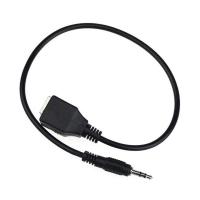 China 3.5mm Stereo Audio Jack to RJ45 Female Socket Ethernet Extender Cable for sale