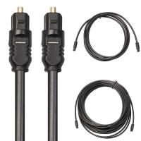 China 2.2mm Thin Fiber Optic Toslink S/PDIF Digital Audio Cable 1m 2m 3m with Gold-Plated Connectors for sale