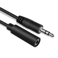 China 3.5mm TRS Audio Jack Cable 3 Poles Male to Female 1m 3m 5m Length for Speaker Headphone for sale