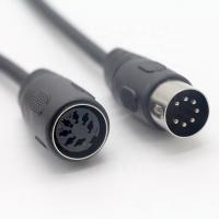 China Shielded 7 Pin DIN Male to Female MIDI Extension Cable 1M 3M 5M for sale