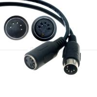 China 5 Pin DIN MIDI Extension Cable Male to Female 1M 2M 3M 5M 10M for CCTV Camera TV for sale