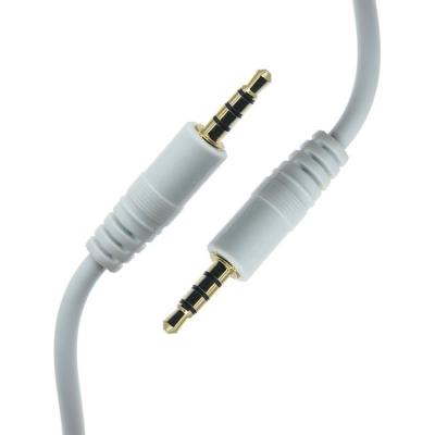 China 3.5mm Male to Male TRRS 4 Pole Audio Cable for Microphone and Stereo Aux 1m to 20m for sale