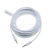 China 3.5mm Male to Male TRRS 4 Pole Audio Cable for Microphone and Stereo Aux 1m to 20m for sale