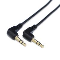 China 3.5mm TRS 3 Pole 90 Degree Male to Male Stereo Audio Jack Extension Cable 1M 2M 3M 10M for sale