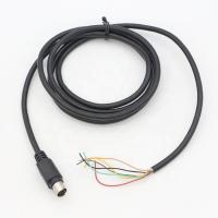 China Customization 6 7 8 PIN MINI DIN to Pigtail Open Tinned Wire Cable for sale