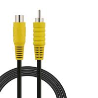 China Stereo Audio RCA Coaxial Cable Male to Female 1m 2m 3m for HDTV for sale