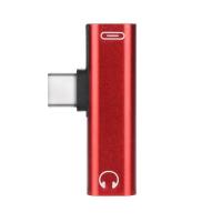 China 2 in 1 USB Type C to 3.5mm Jack PD Charging Headphone Audio Adapter for sale
