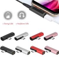 China 2 in 1 USB Type C to 3.5mm Jack PD Charging Headphone Audio Adapter for sale