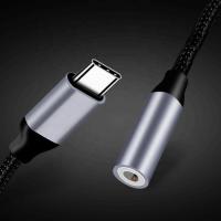 China High Compatible DAC Braided Headphone USB Type C to 3.5mm Audio Adapter for Pixel Google for sale