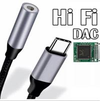 China High Compatible DAC Braided Headphone USB Type C to 3.5mm Audio Adapter for Pixel Google for sale